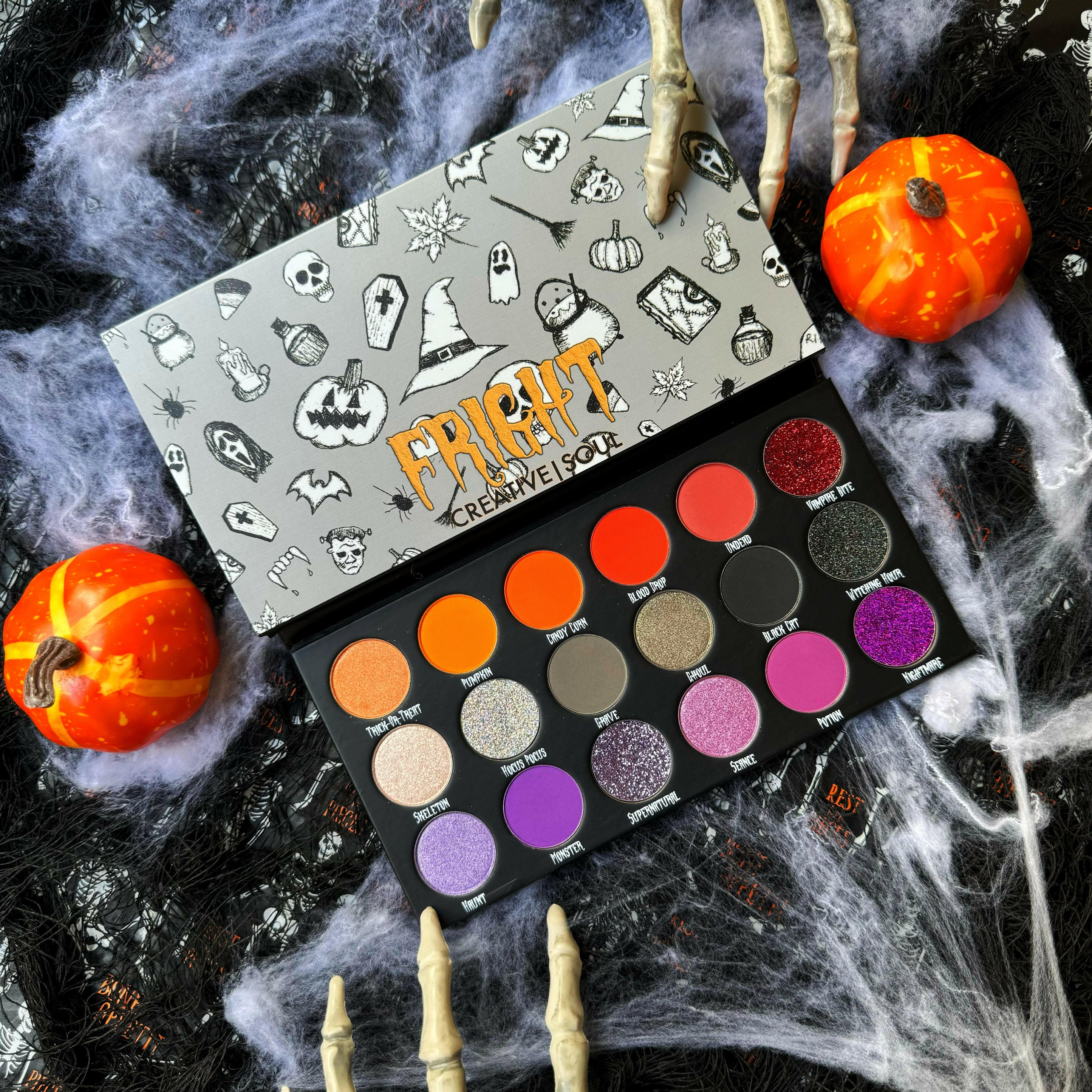FRIGHT Spooky Halloween Makeup Palette – Creative Soul Cosmetics